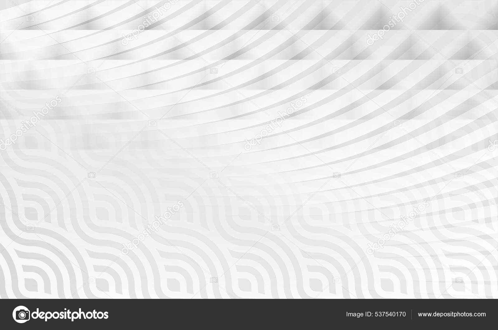 Monochrome Simple Geometric Effect Background. Black Line Halftone Wave ...