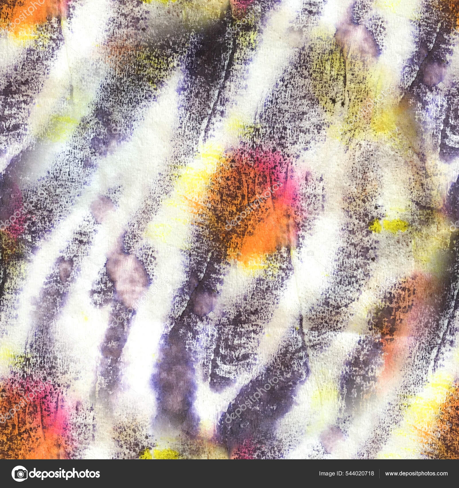 Splatter Paint Tiger Pattern