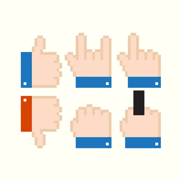 Middle finger pixel images vectorielles, Middle finger pixel vecteurs ...