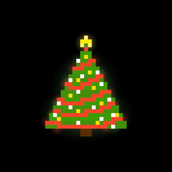 White pixel tree Vector Art Stock Images | Depositphotos