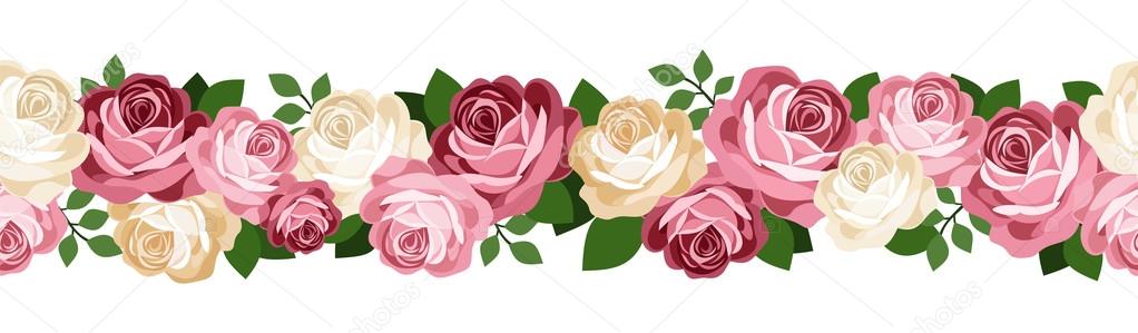 Rose garland Stock Vectors, Royalty Free Rose garland Illustrations ...