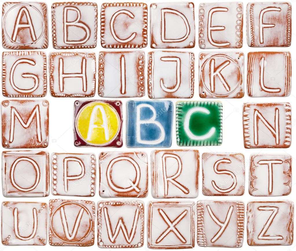 Handmade Ceramic Letters
