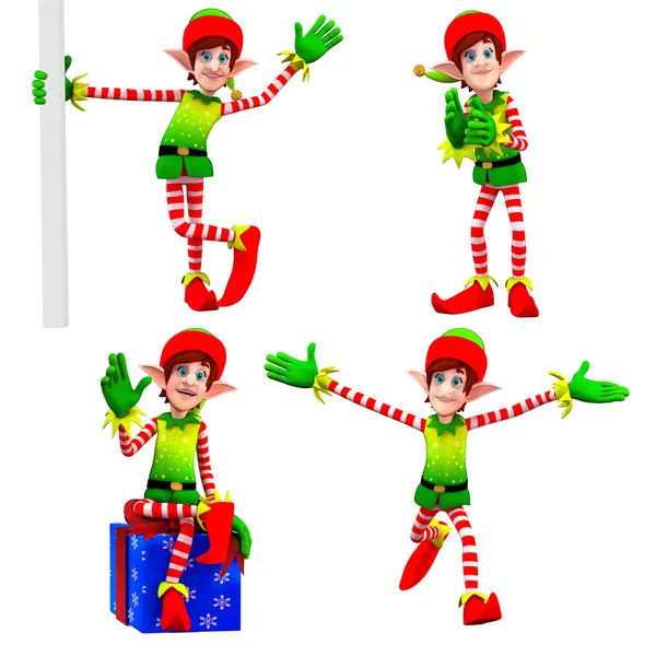 Happy playing elves — Stock Photo © pixdesign123 #13757446