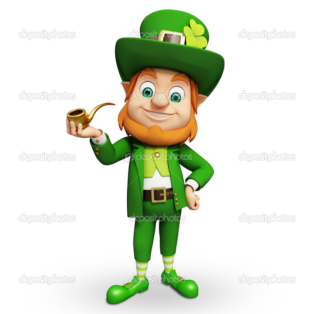Duende para el día de San Patricio Ilustración de stock de ...