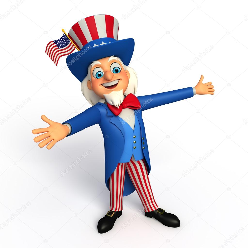 Uncle sam illustration Stock Illustration by ©pixdesign123 #42660555