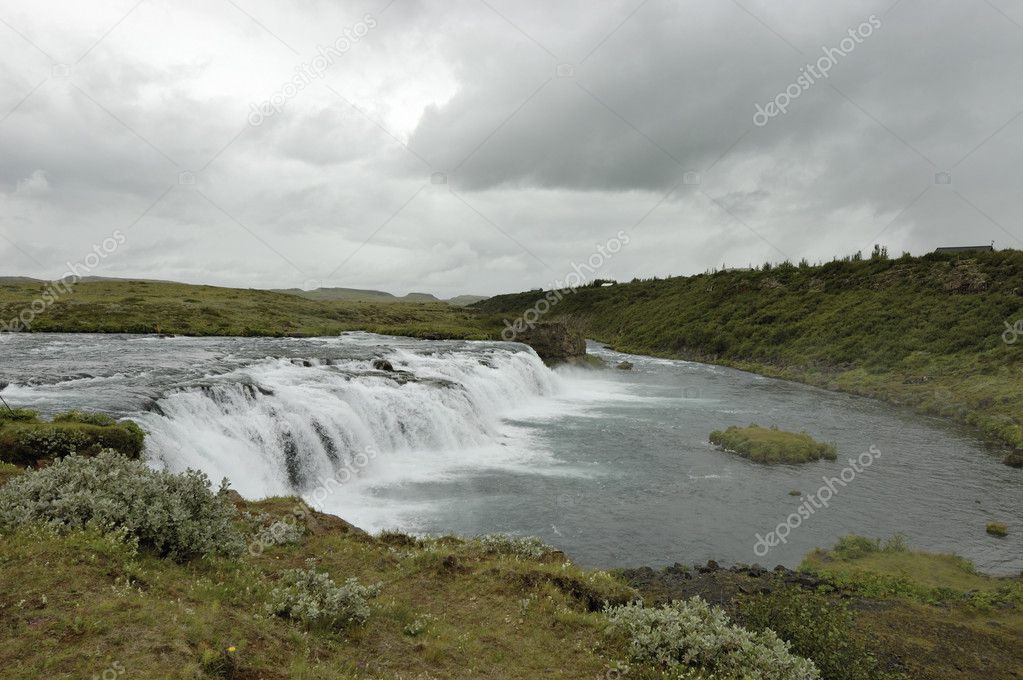 Faxi waterfall, Iceland. — Stock Photo © leospek #12822513