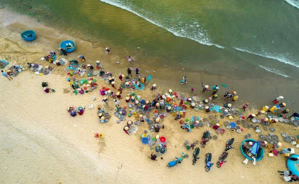 Mui Fish Market Seen Morning Market Coastal Fishing Village Buy – Stock ...