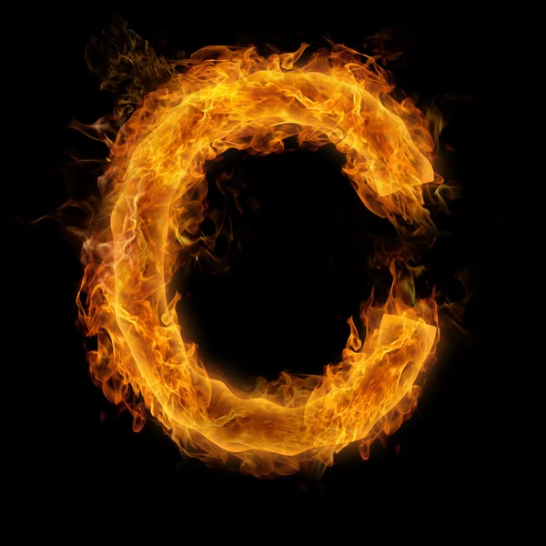 Flaming Letter C — Stock Photo © Melpomene #21913049