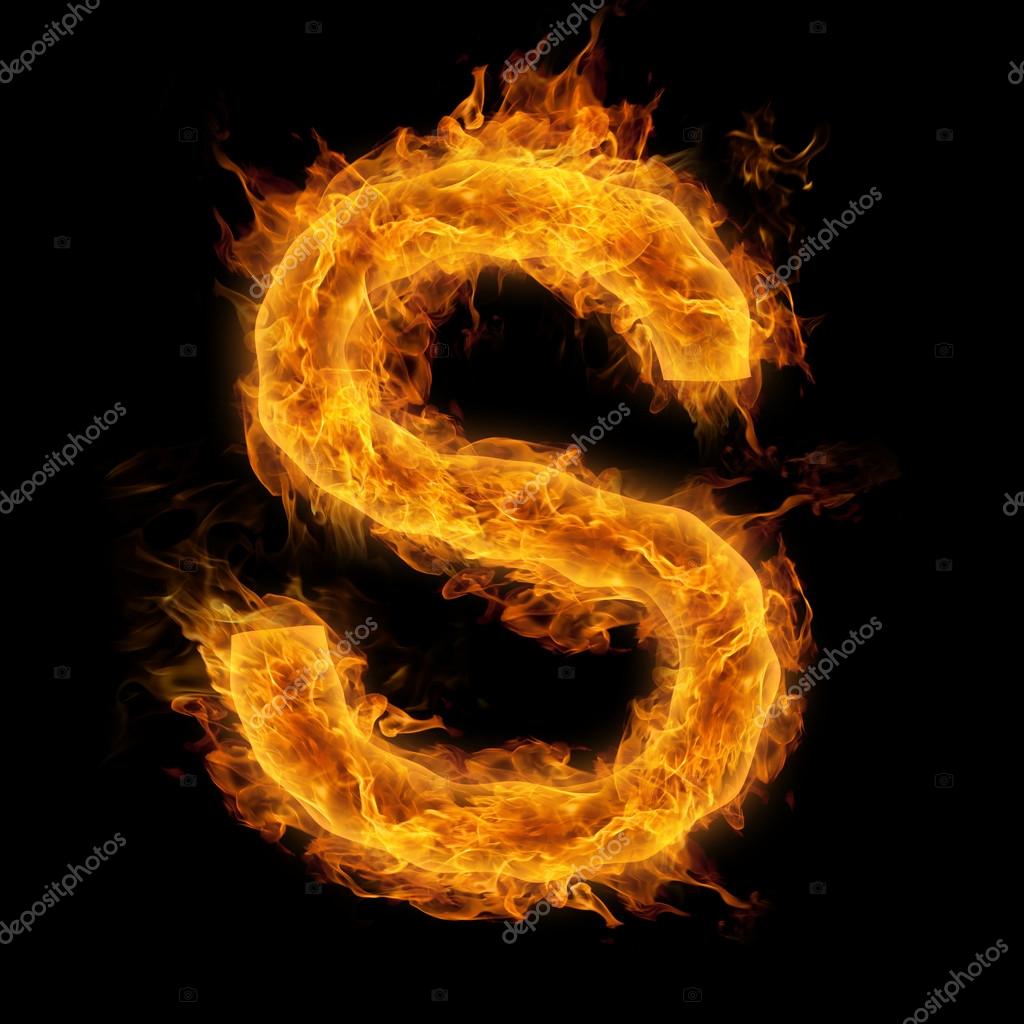 Ateşli s harfi — Stok Foto © Melpomene #21913155