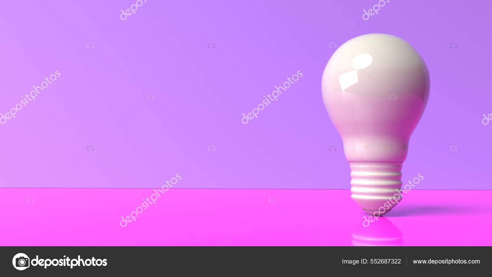 Light bulb on a colored background Stock Photo by ©Melpomene 552687322