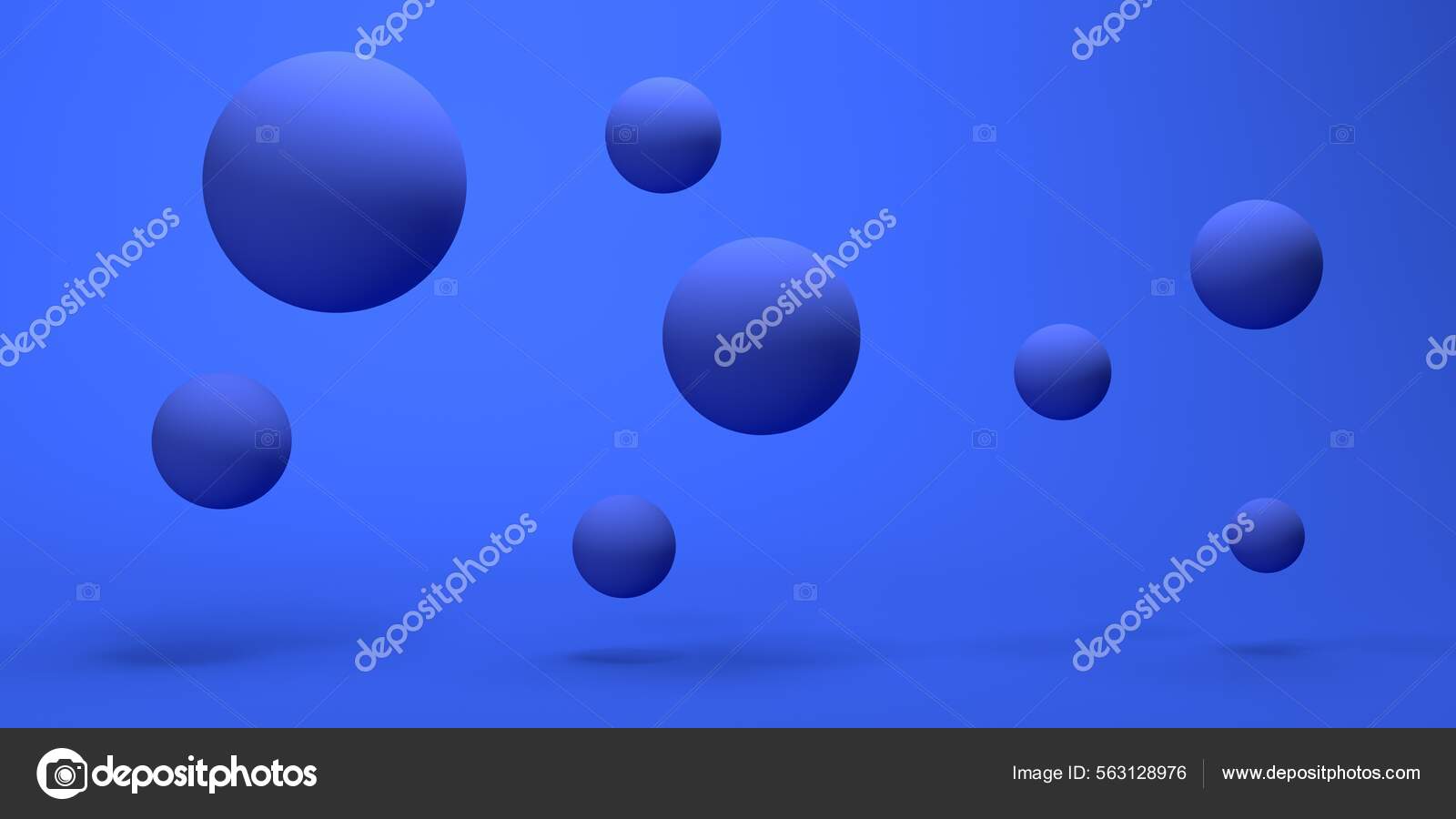 3D render design of different size of spheres — Stock Photo © Melpomene ...