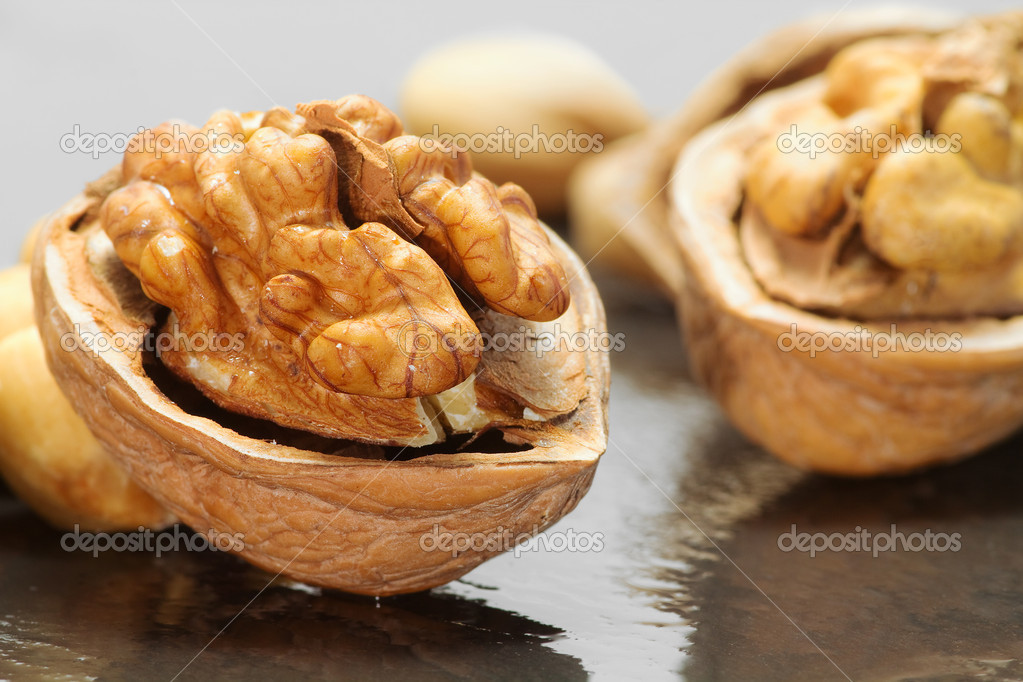 Walnut close up — Stock Photo © TTLmedia #16504171