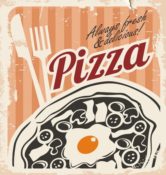 Retro pizza poster Stock Vector Image by ©lukeruk #26690315