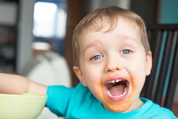 Messy kids eating Stock Photos, Royalty Free Messy kids eating Images ...