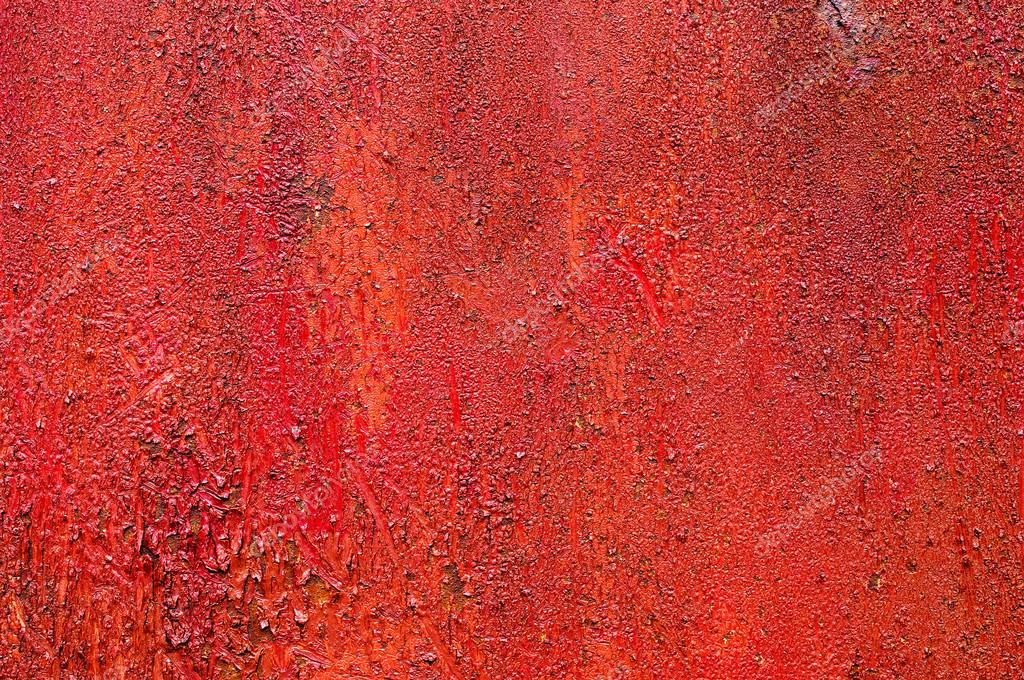 Red Rusted Metal Texture