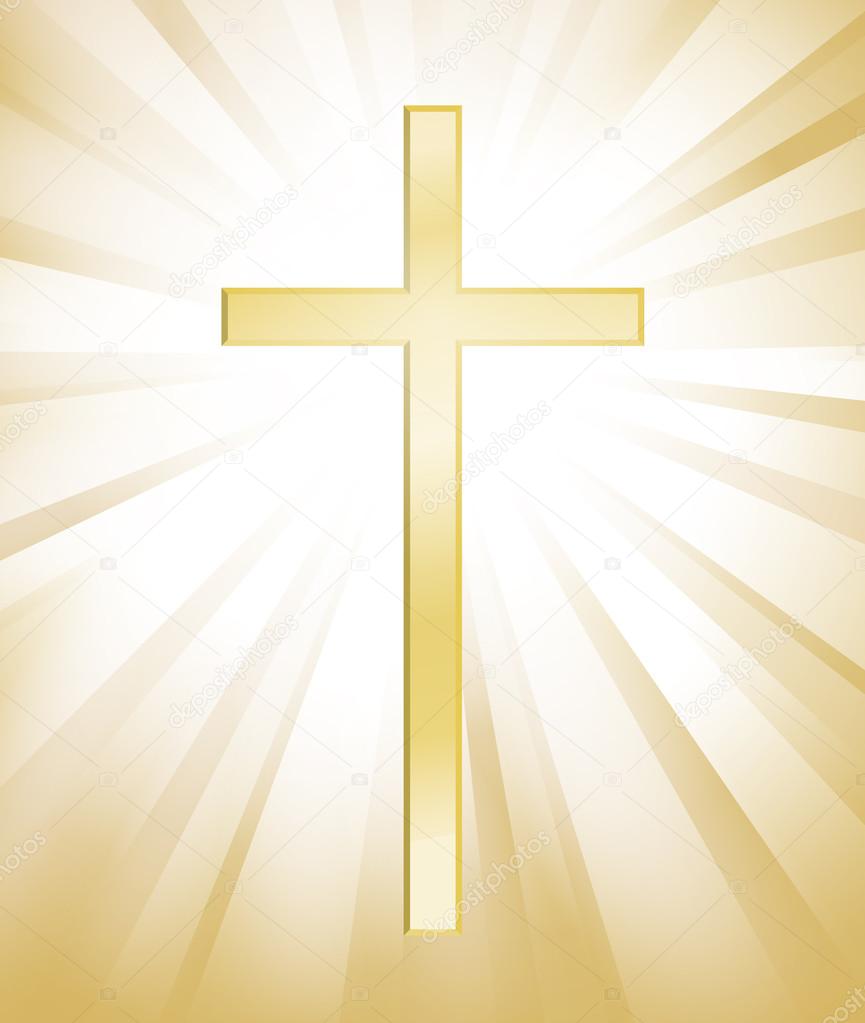 Cross on sunburst background Stock Vector Image by ©hollygraphic #31614605