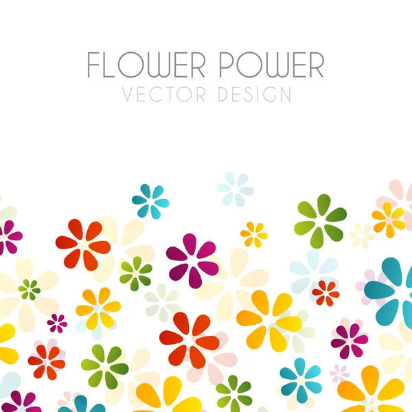 Colorful Flower Border Vector ⬇ Vector Image by © hollygraphic | Vector ...