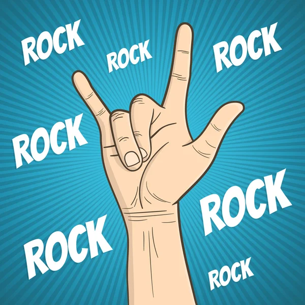 Rock hand Stock Vector Image by ©hollygraphic #49795909