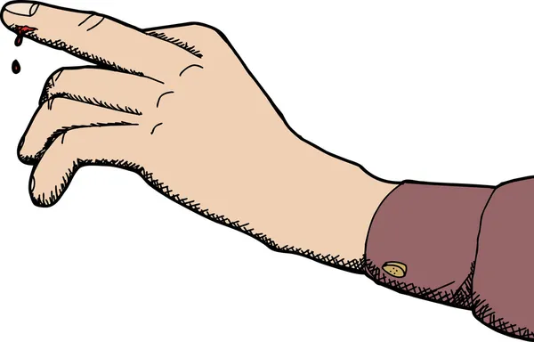 ᐈ Cut finger cartoon stock vectors, Royalty Free cut finger ...