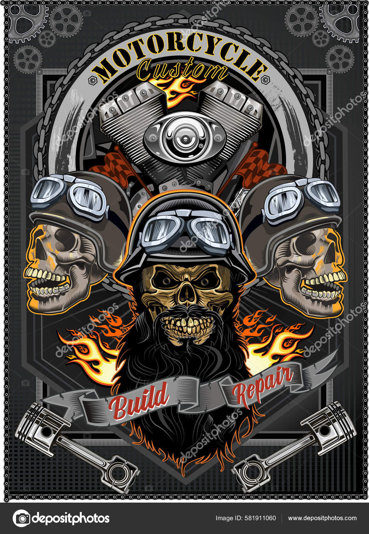 Motorcycle Badges Collection Moto Biker genuine Club