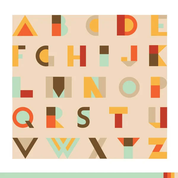 Pop art style "Picasso" alphabet . — Stock Vector © HannaTolak #69691485