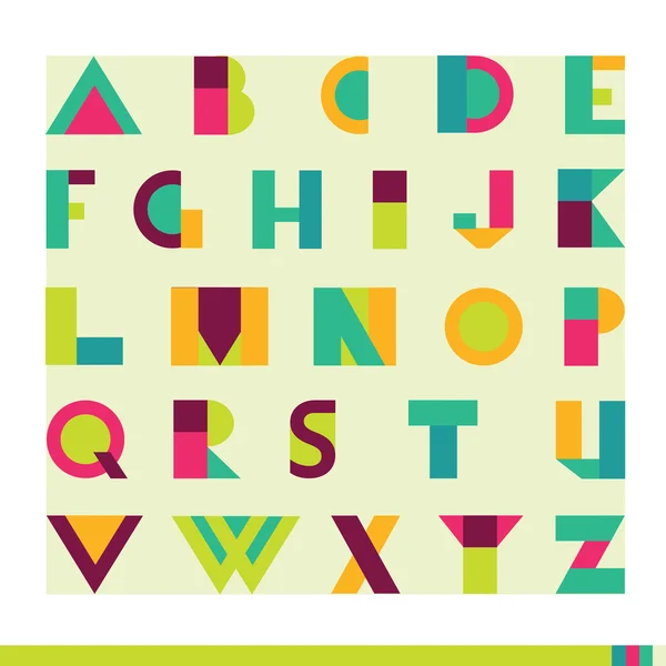 Pop art style "Picasso" alphabet . — Stock Vector © HannaTolak #69691485