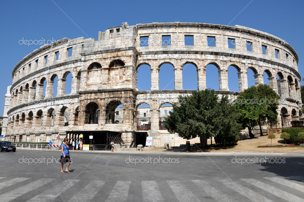 Koloseum Pula, Chorwacja - Zdjęcie stockowe editorial © salajean #12360530