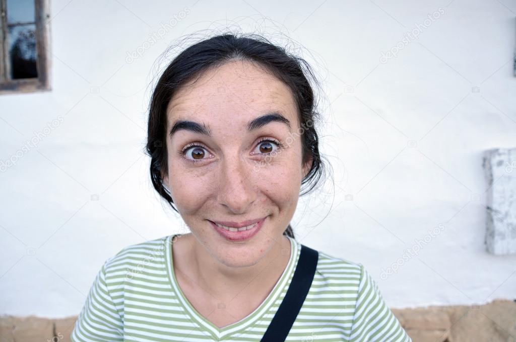 Pretty woman making grimace Stock Photo by ©salajean 13213097 Pretty woman making grimace Stock Photo by ©salajean 13213097