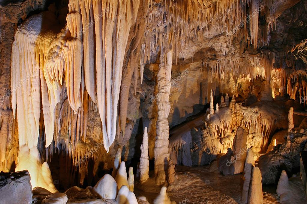 Stalactites and stalagmites Stock Photo by ©santirf 19448491