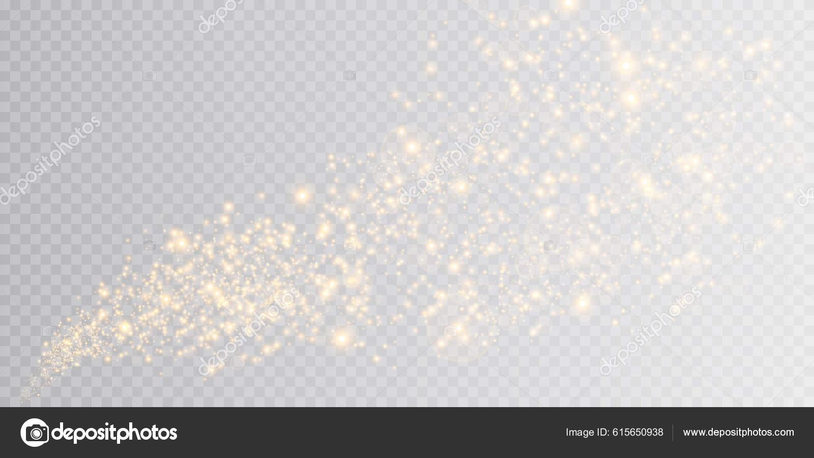 Lampu Png Putih Debu Latar Belakang Efek Cahaya Bokeh Latar Vektor Stok ...