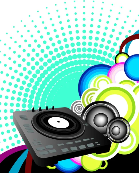 Dj background Vector Art Stock Images | Depositphotos