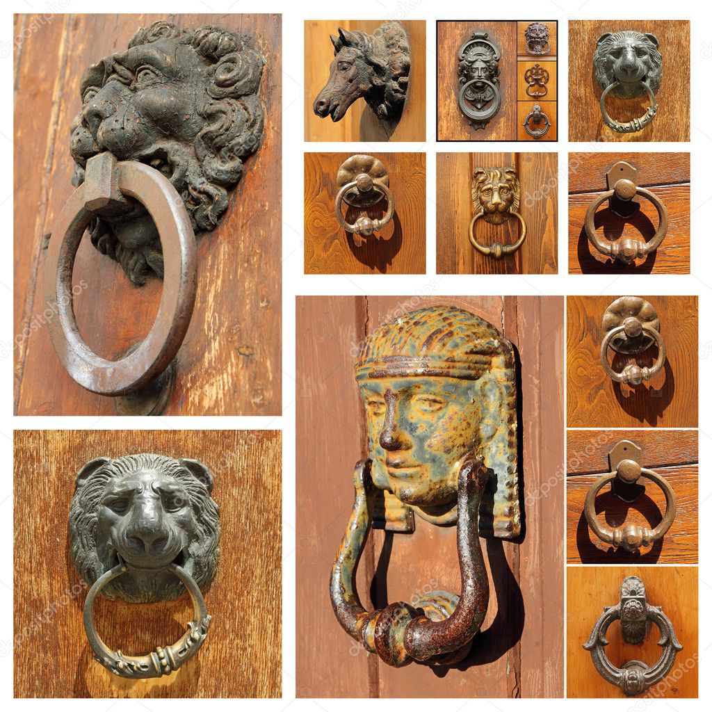 Old door knockers collection Stock Photo by ©Malgorzata_Kistryn 51059985