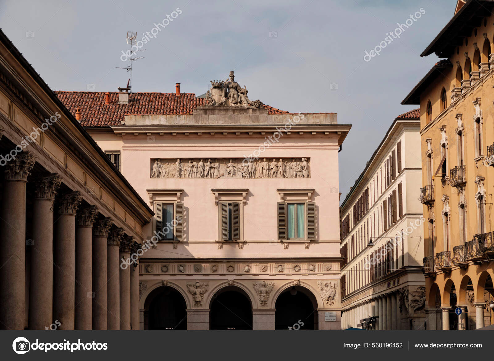 2022 March Historic Buildings Architectural Element City Novara Italy ...