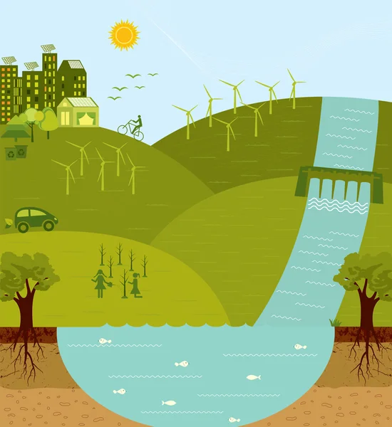 Go green go clean, Royalty-free Go green go clean Vector Images ...