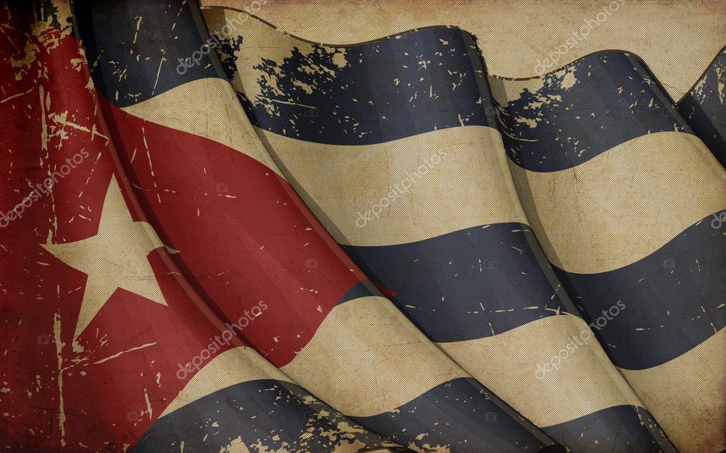 Cuban Flag Old Paper — Stock Photo © nazlisart #21266355