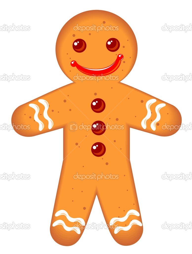 Gingerbread man Stock Illustration by ©tokhiti #14246099