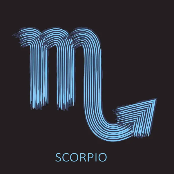 Signo de escorpio imágenes de stock de arte vectorial | Depositphotos