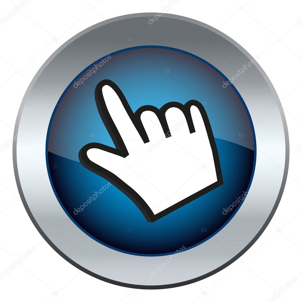 Button with the cursor Stock Vector Image by ©pavlentii #12440077