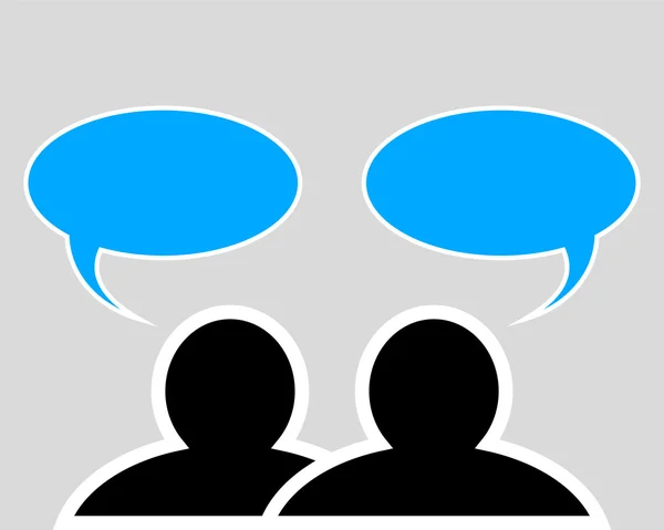 Samtale mellem to Stock-vektor af ©pavlentii 23761423