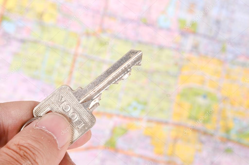 Mapa y claves: fotografía de stock © anaken2012 #12595317 | Depositphotos