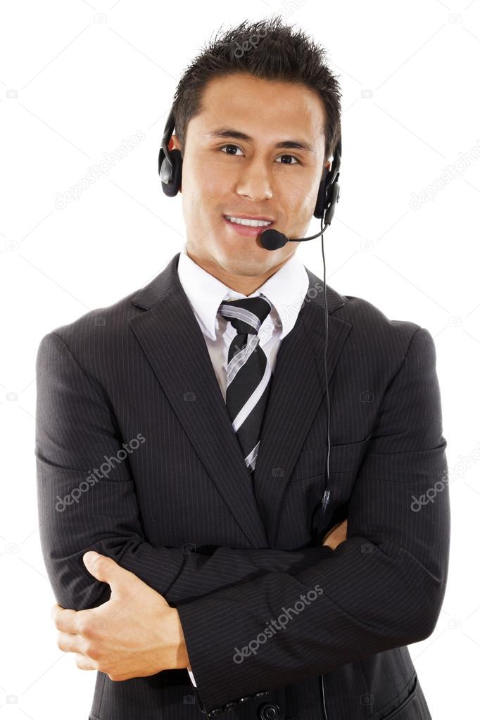 Call center operator — Stock Photo © iodrakon #30121495