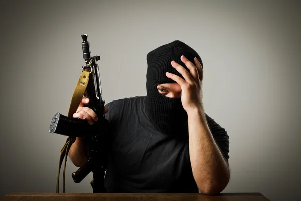 Man with gun - Stock Image - Everypixel