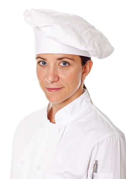 Happy Chef Sharpening Knife — Stock Photo © lisafx #6697322