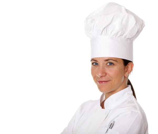 Happy Chef Sharpening Knife — Stock Photo © lisafx #6697322