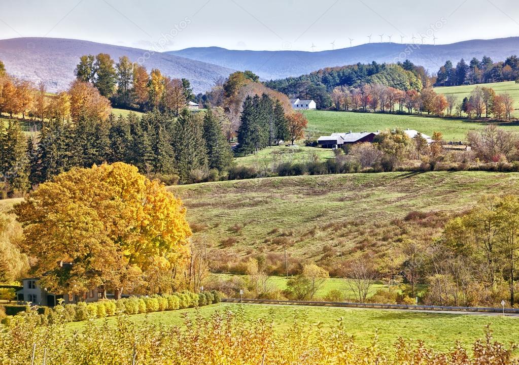 Beautiful Fall Country Scenery