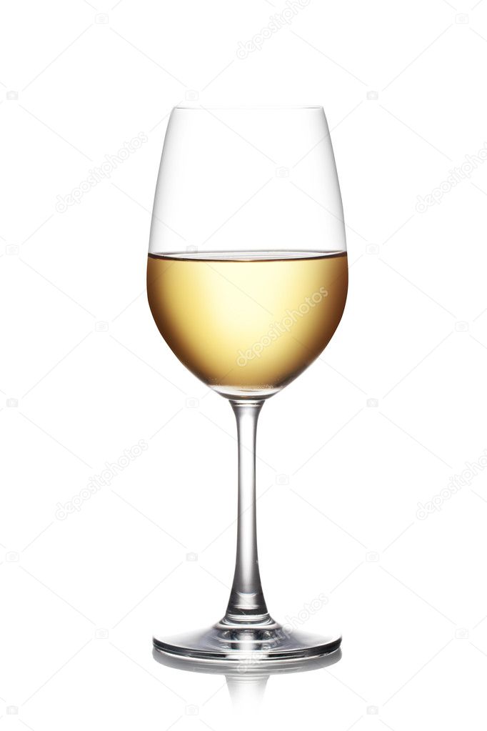 Glas Weißwein - Stockfotografie: lizenzfreie Fotos © gresey 20617259 ...