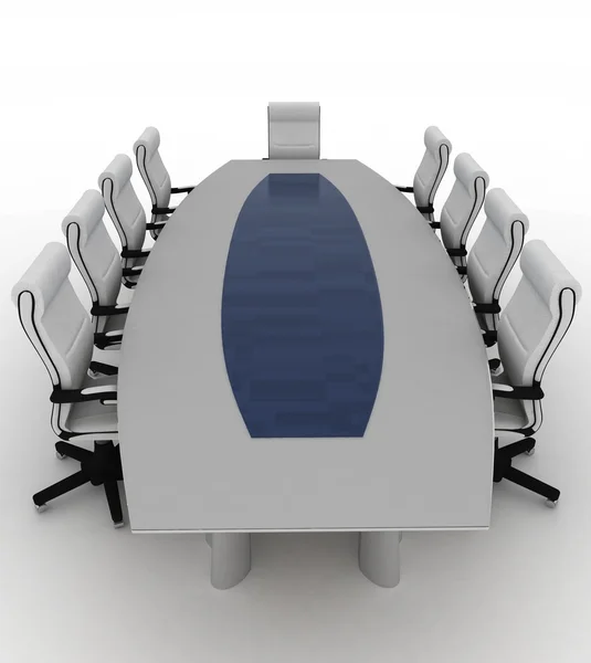 Conference Table with empty chairs for modern office Stock Photo by ...