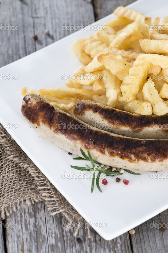 Original German Bratwurst — Stock Photo © HandmadePicture #30546963