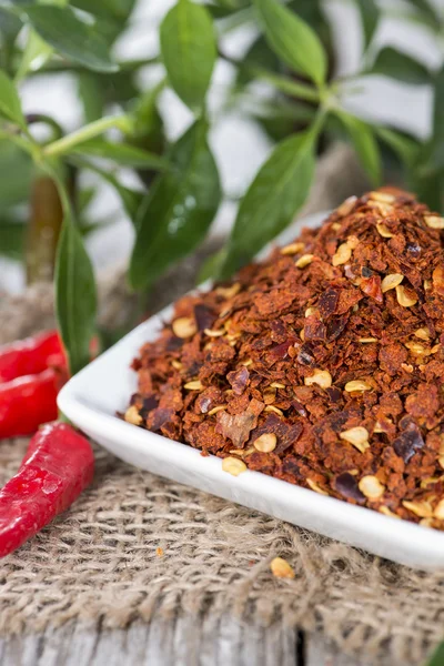 Close Extreme Hot Asian Chilli Garlic Paste Sauce Lazdzhan Stock Photo ...