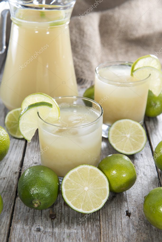 Fresh made Lime Juice — Stock Photo © HandmadePicture #36191203